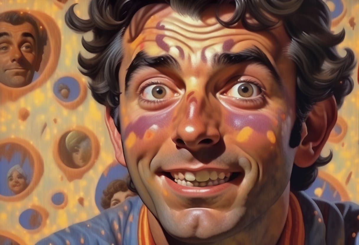 Terrifying Close-Up in Gothic Horror Style with Pi... - AI Art