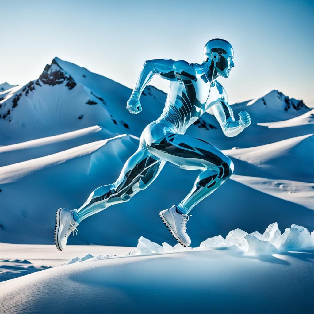 ice runner - AI Generated Artwork - NightCafe Creator