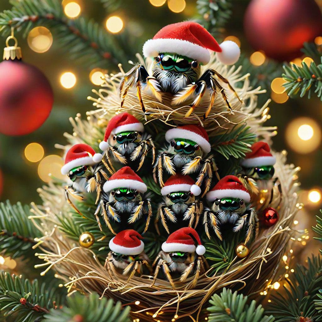 Christmas 🎄 Spiders - Christmas 🎄 Spiders