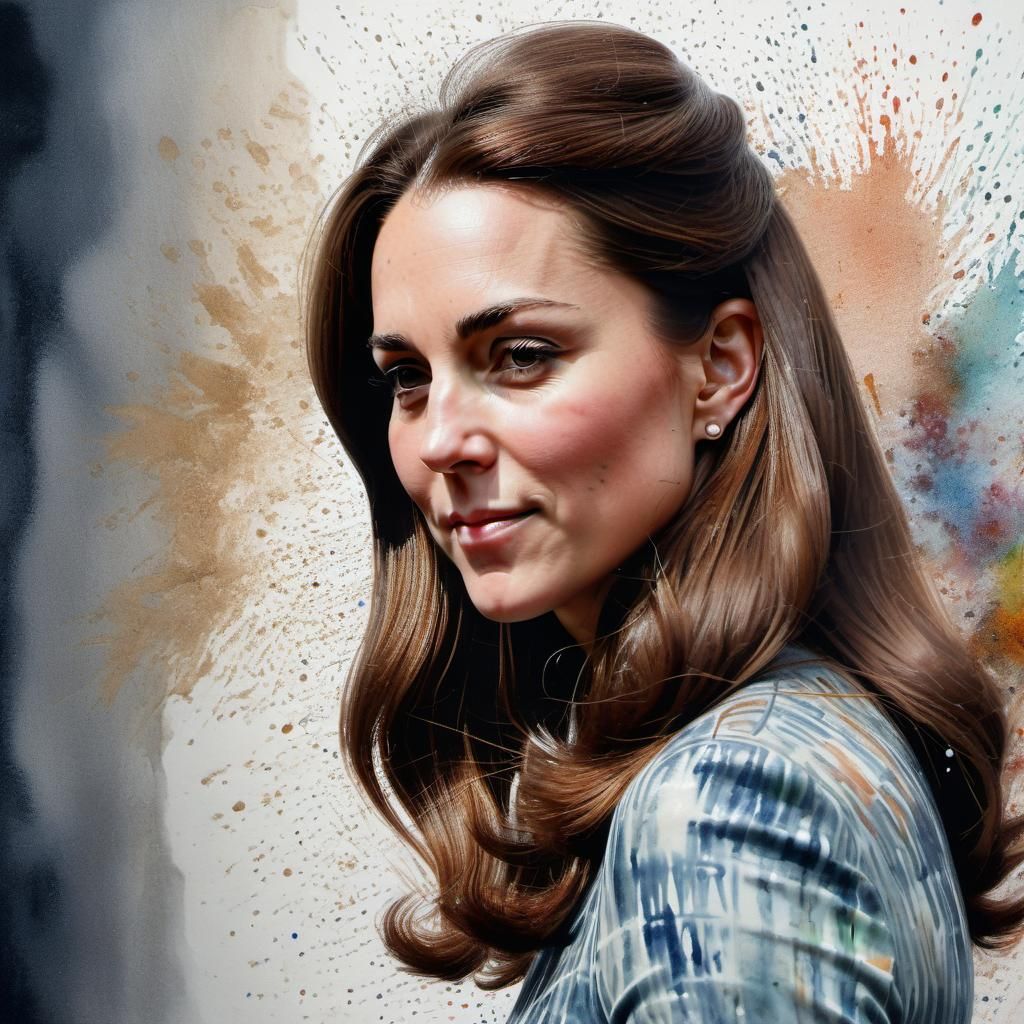 A Portrait of Kate Middleton - AI Generated Artwork - NightCafe Creator