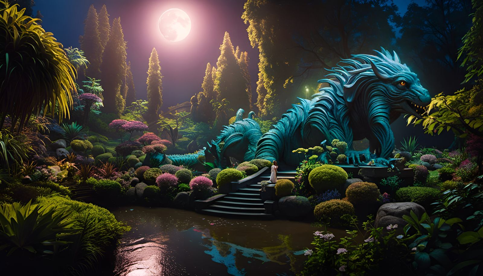 The Neverending Garden - AI Generated Artwork - NightCafe Creator