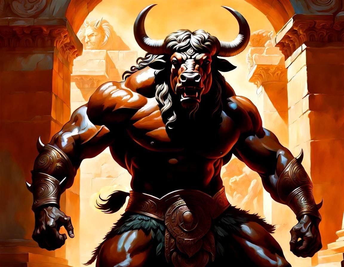 Minotaur - AI Generated Artwork - NightCafe Creator