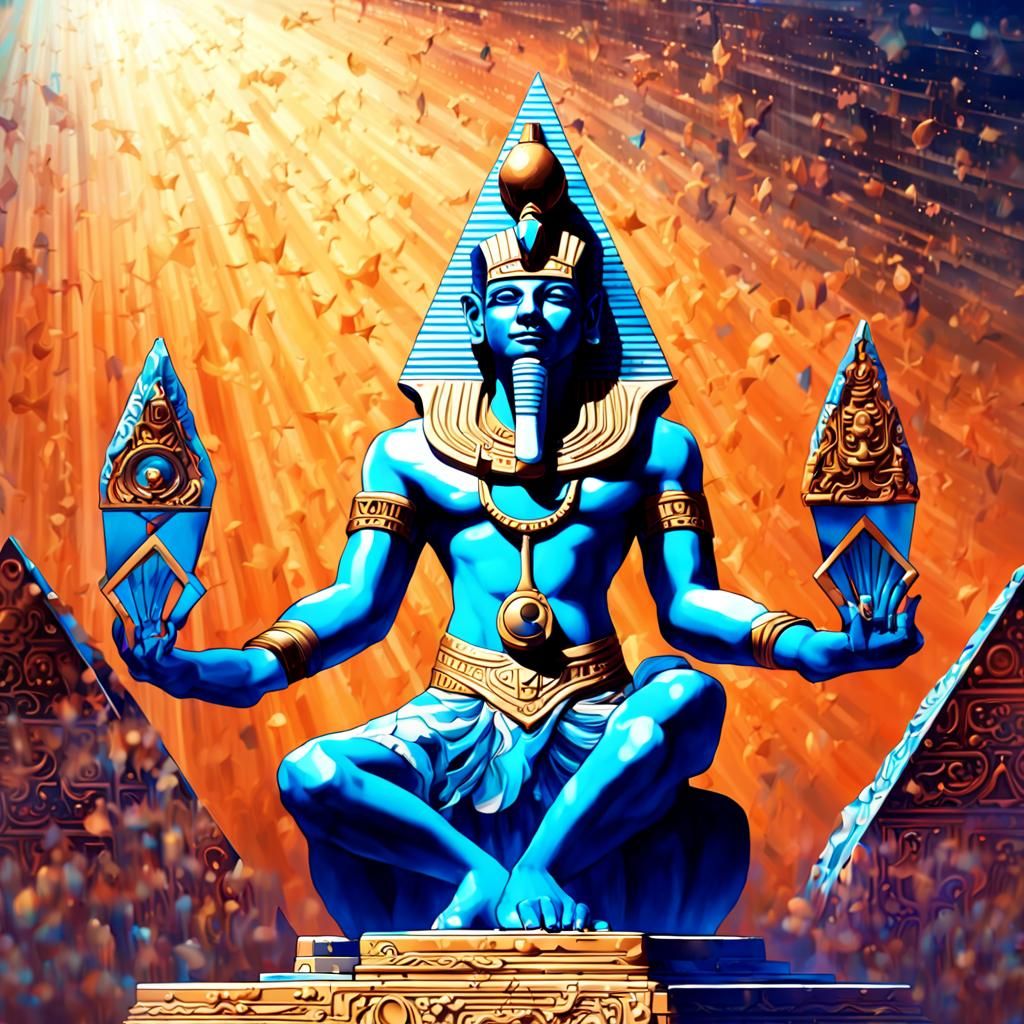 Early Egyptian god, Avatar of Shiva - AI Generated Artwork - NightCafe ...