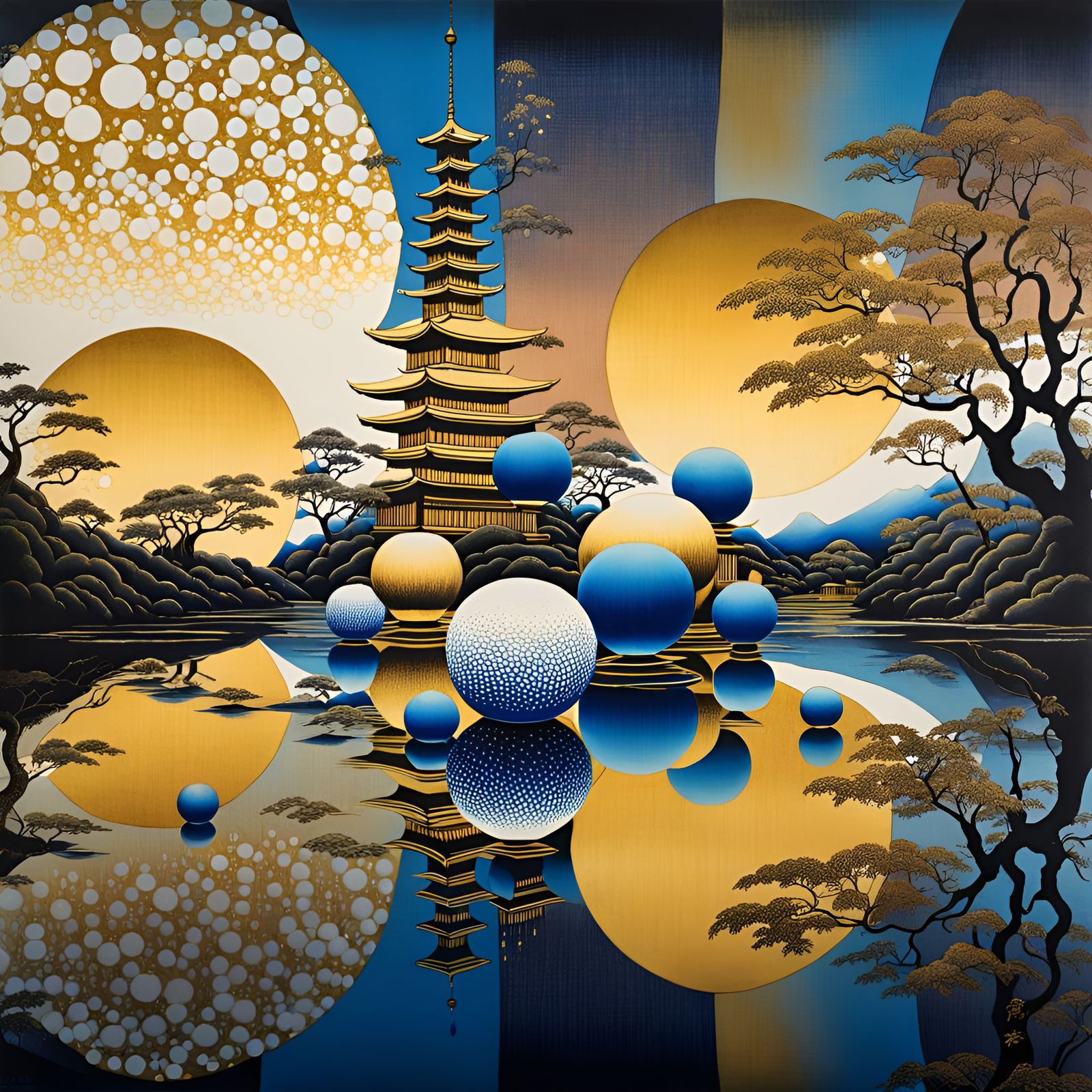 Divine Spheres - AI Generated Artwork - NightCafe Creator