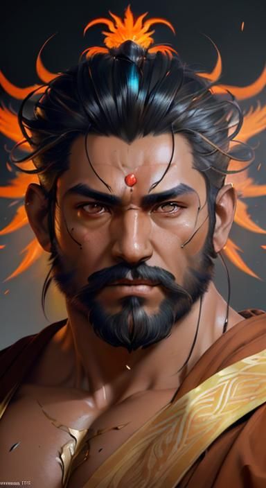 Phoenix Monk - AI Generated Artwork - NightCafe Creator