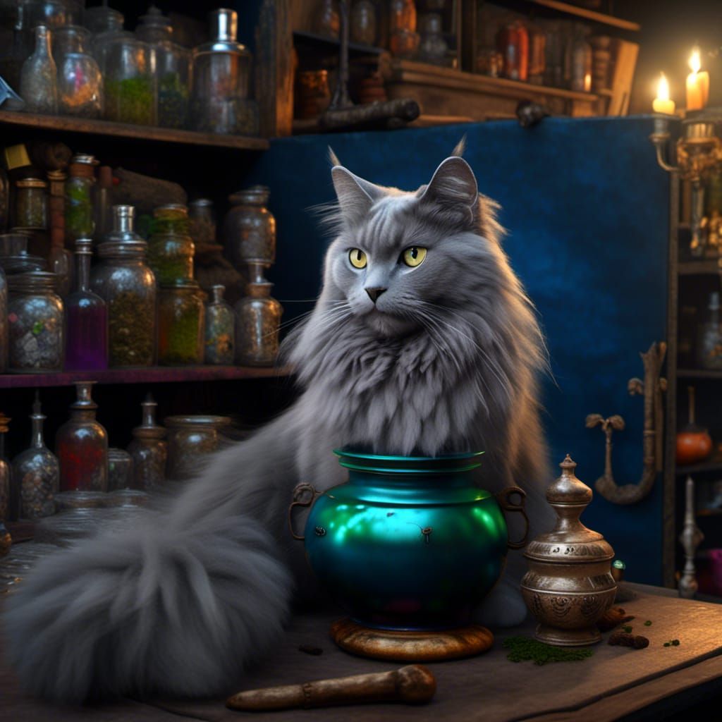 Bane in a potion shop 🖤 - AI Generated Artwork - NightCafe Creator