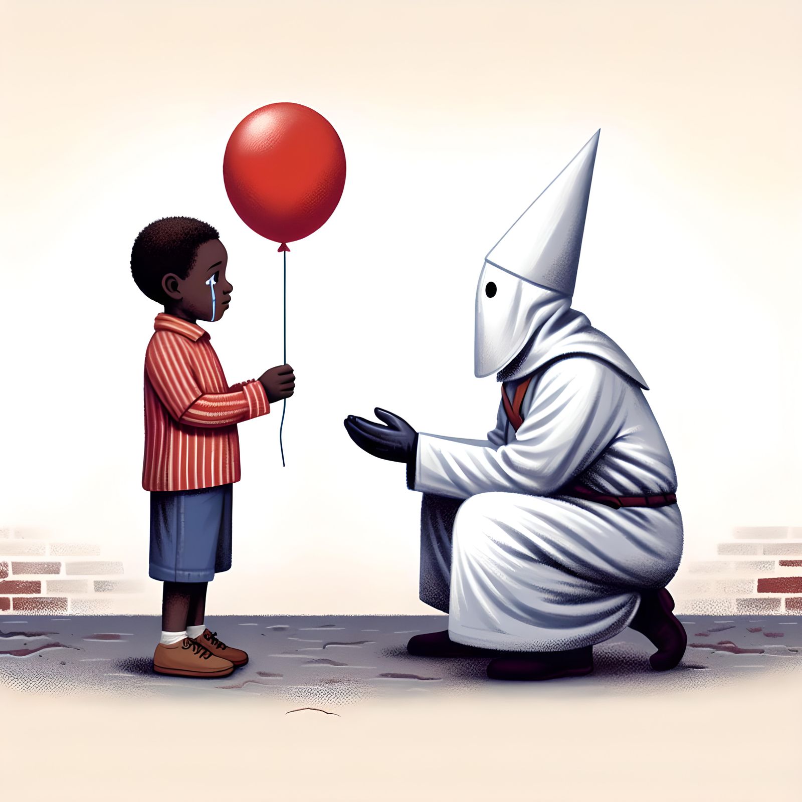 Red Balloon (XII) - AI Generated Artwork - NightCafe Creator