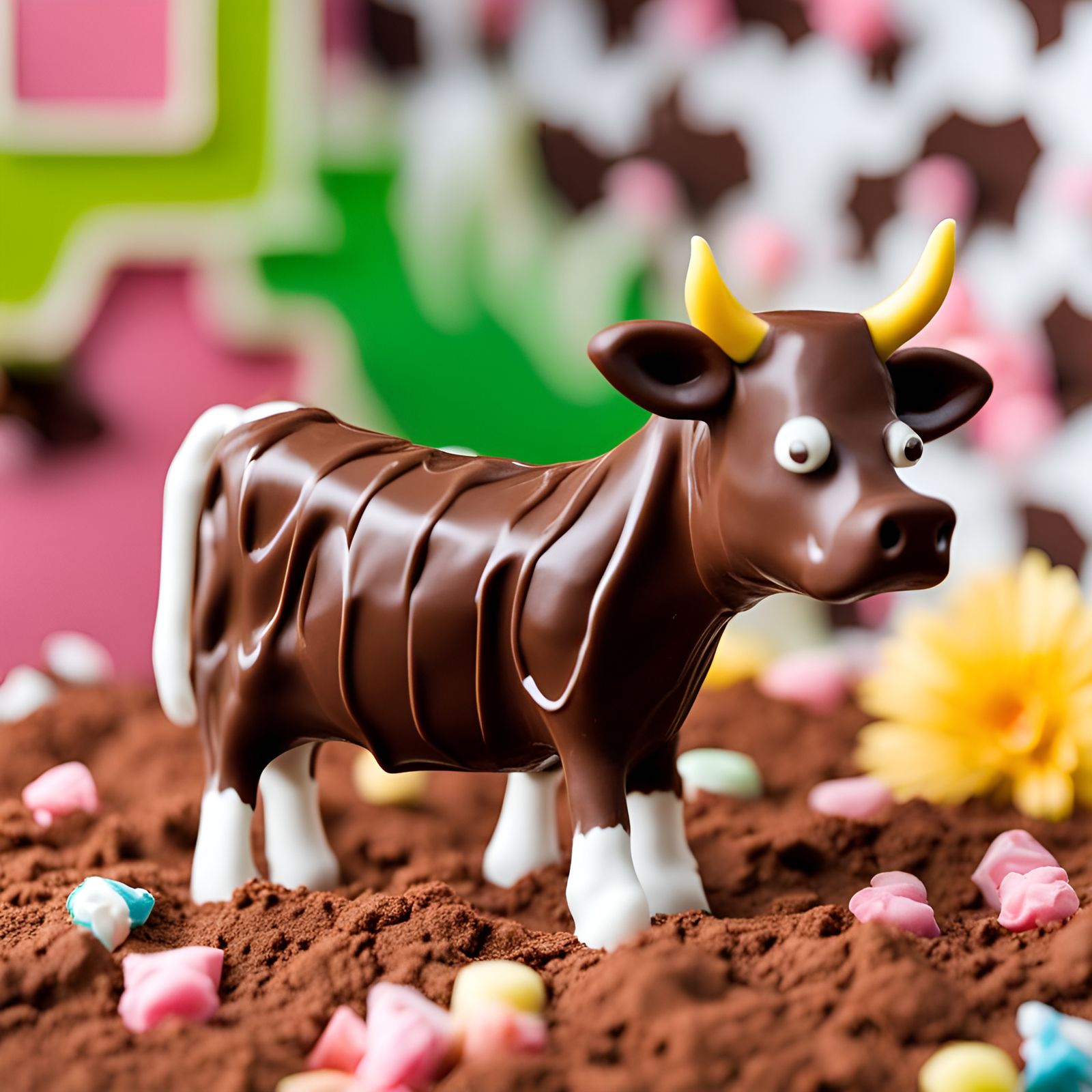 Cocoa Cow - AI Generated Artwork - NightCafe Creator