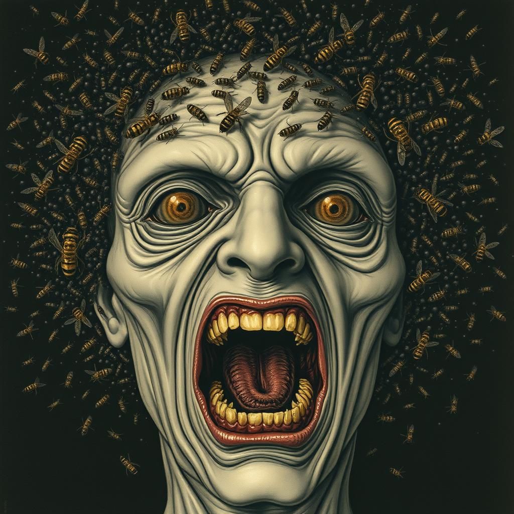 The Swarm - Part II - Grotesque Human Hive in Dark Biomechan...