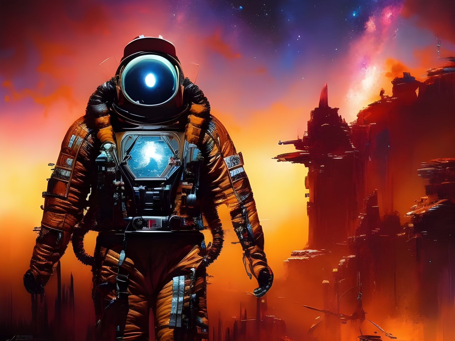 Alien Adventure - AI Generated Artwork - NightCafe Creator