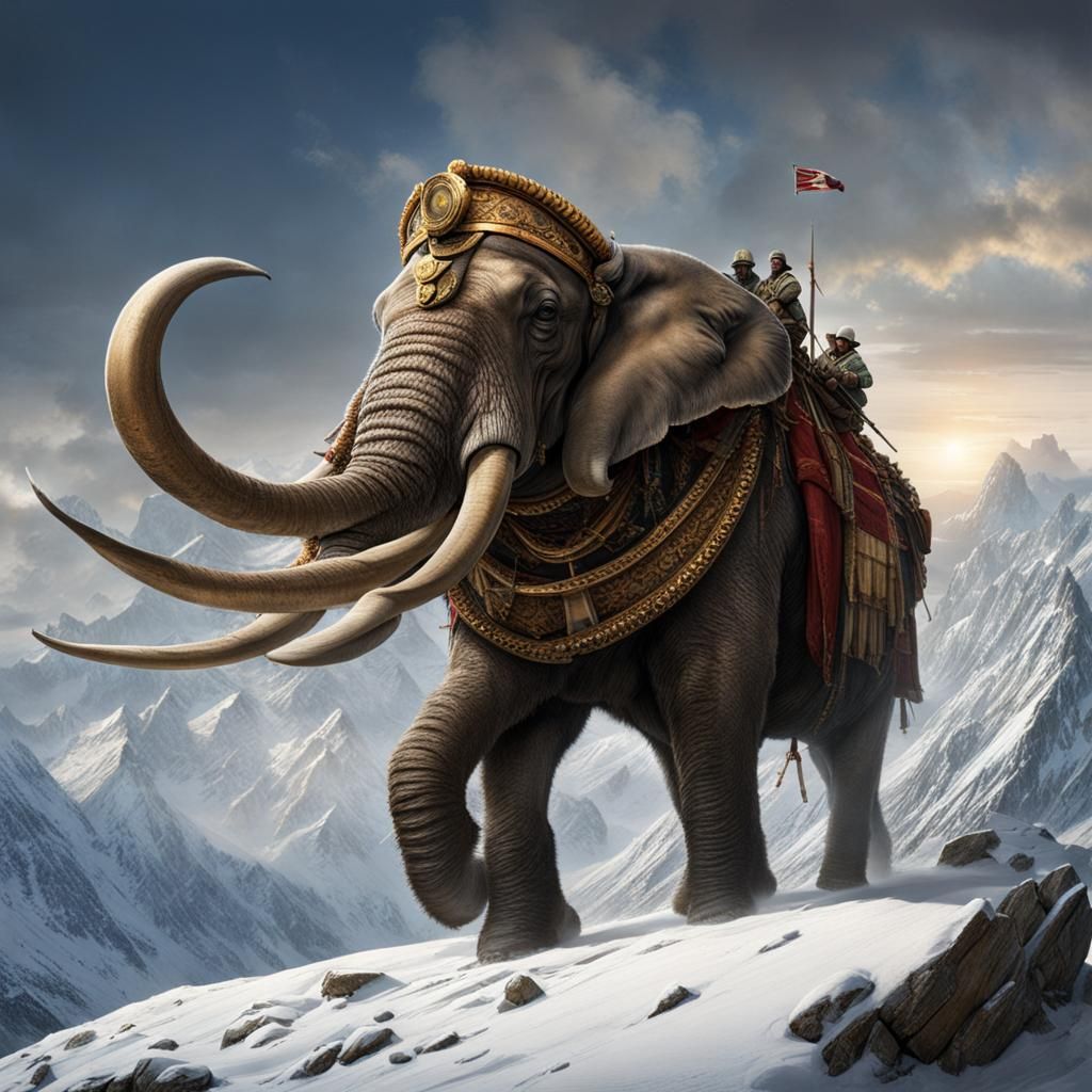 War Mammoth - AI Generated Artwork - NightCafe Creator
