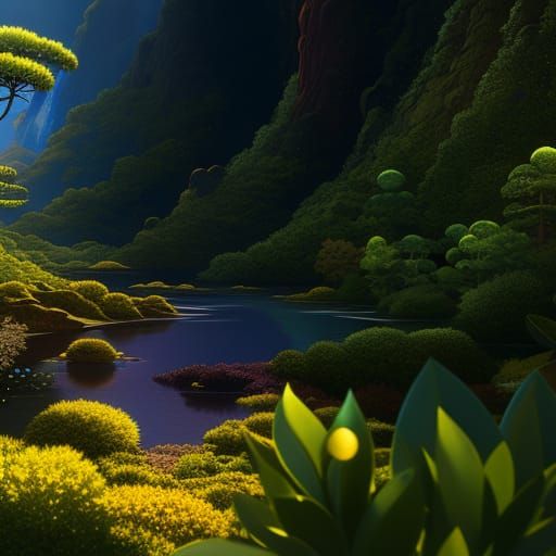 Greenery (CREDIT TO @FabledBlaze48 FOR SHARING PROMPTS!) - AI Generated ...