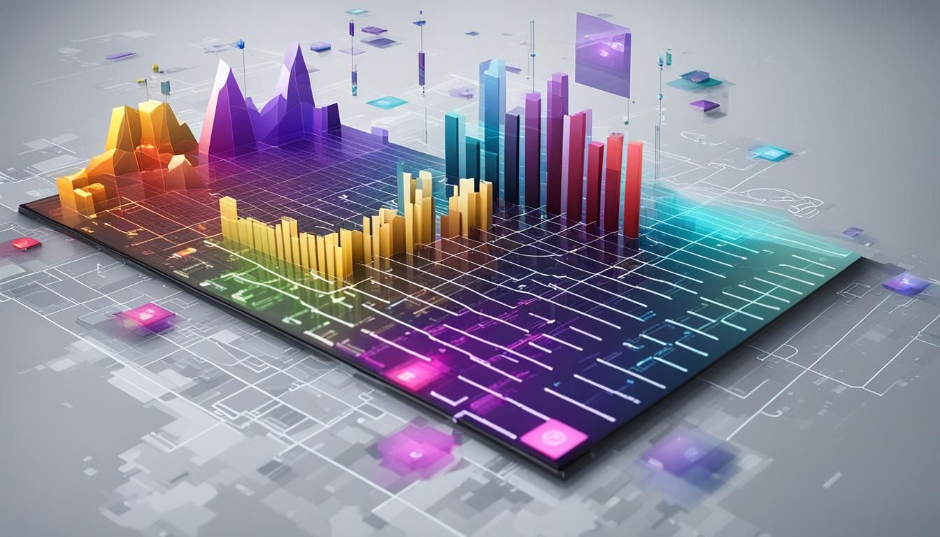 cutting-edge technological advancements using 3D chart visuals - AI Generated Artwork ...