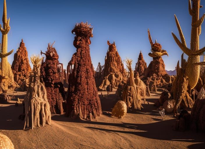 scene from burning man festival - AI Generated Artwork - NightCafe Creator