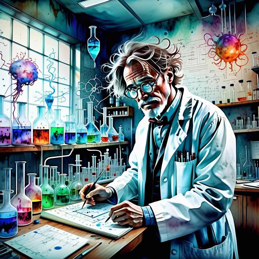 A scientist - AI Generated Artwork - NightCafe Creator