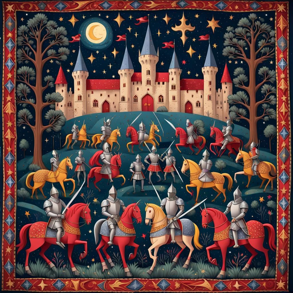 Medieval splendor - AI Generated Artwork - NightCafe Creator