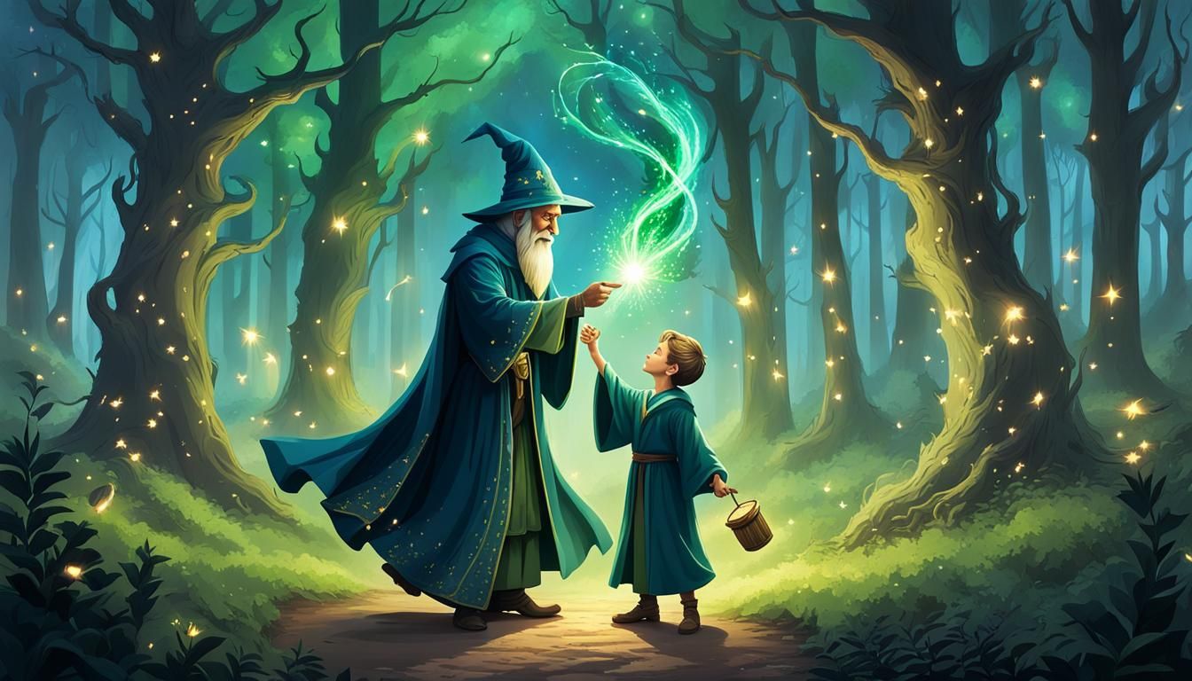 Master and Apprentice - AI Generated Artwork - NightCafe Creator