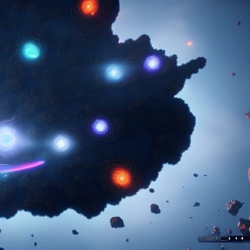 Hyperconscious Void Entity - AI Generated Artwork - NightCafe Creator