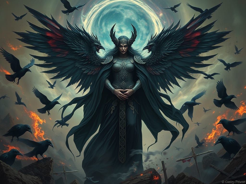 Morrigan Goddess of Battle and Rebirth