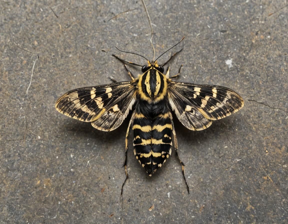 moth on flagstone - AI Generated Artwork - NightCafe Creator