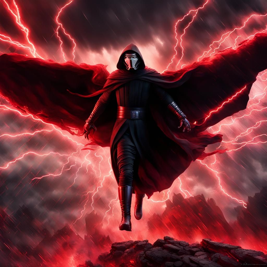 Kylo Ren Unleashed!!! - AI Generated Artwork - NightCafe Creator