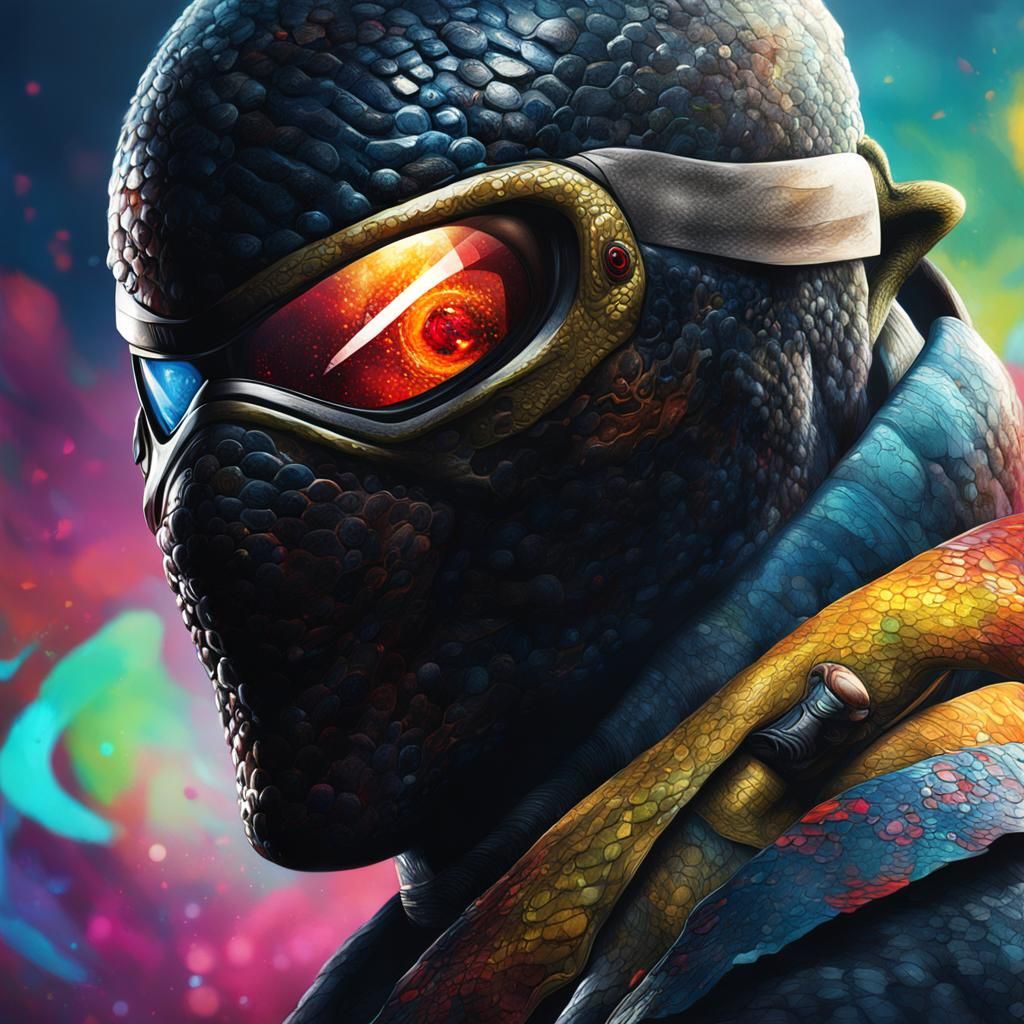 Snake Eyes - AI Generated Artwork - NightCafe Creator