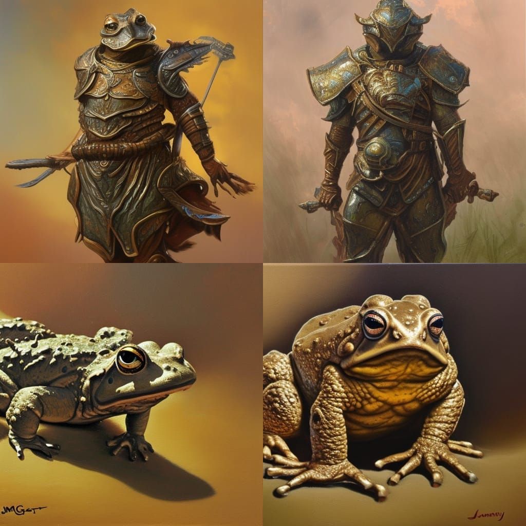 Dungeons and Dragons toad - AI Generated Artwork - NightCafe Creator