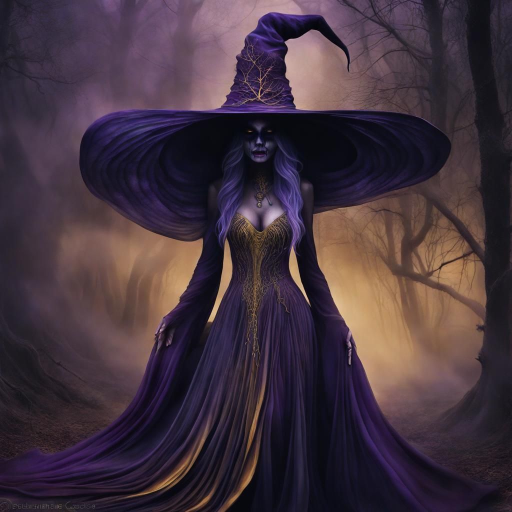Undead witch.. number... I don't remember... - AI Generated Artwork ...