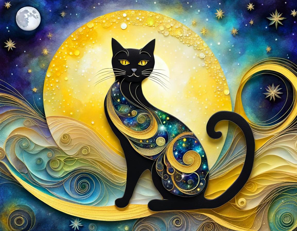 Zentangle night - AI Generated Artwork - NightCafe Creator