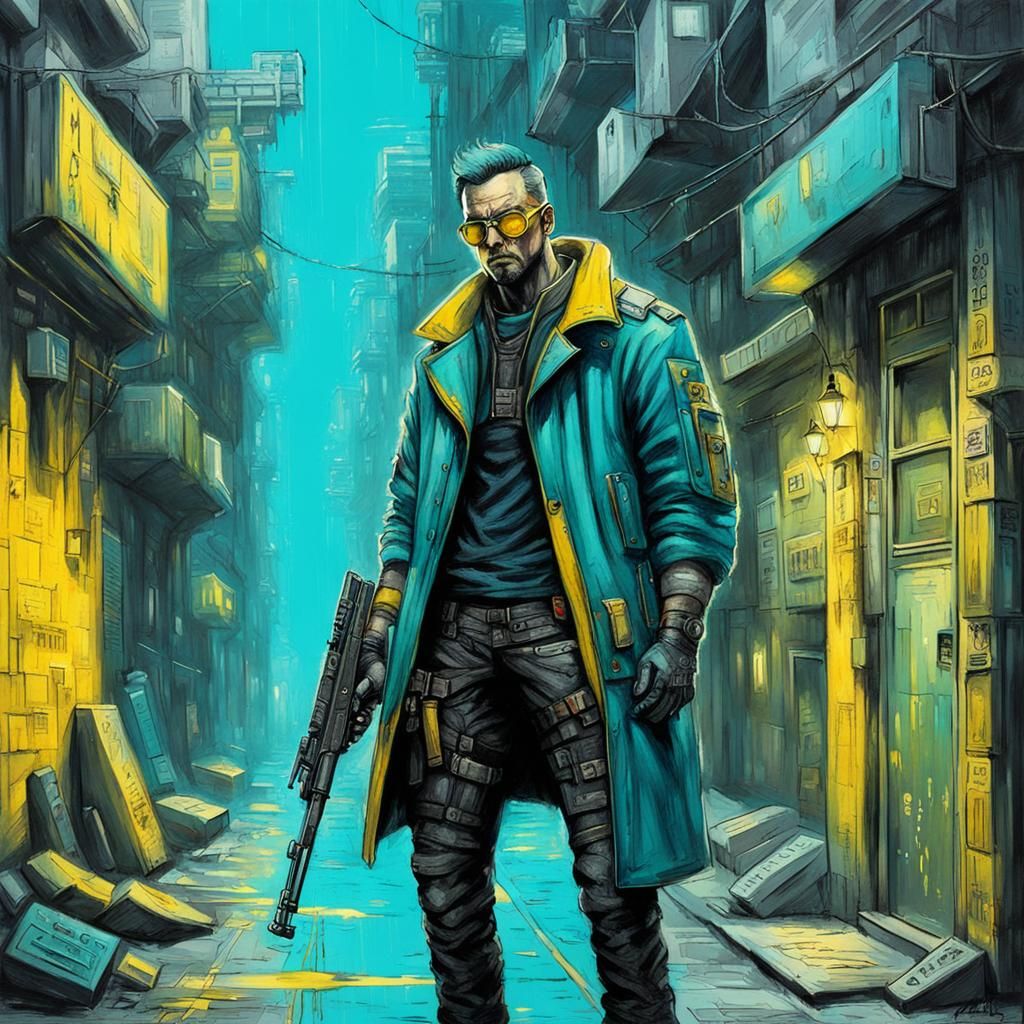 cyberpunk assassin - AI Generated Artwork - NightCafe Creator