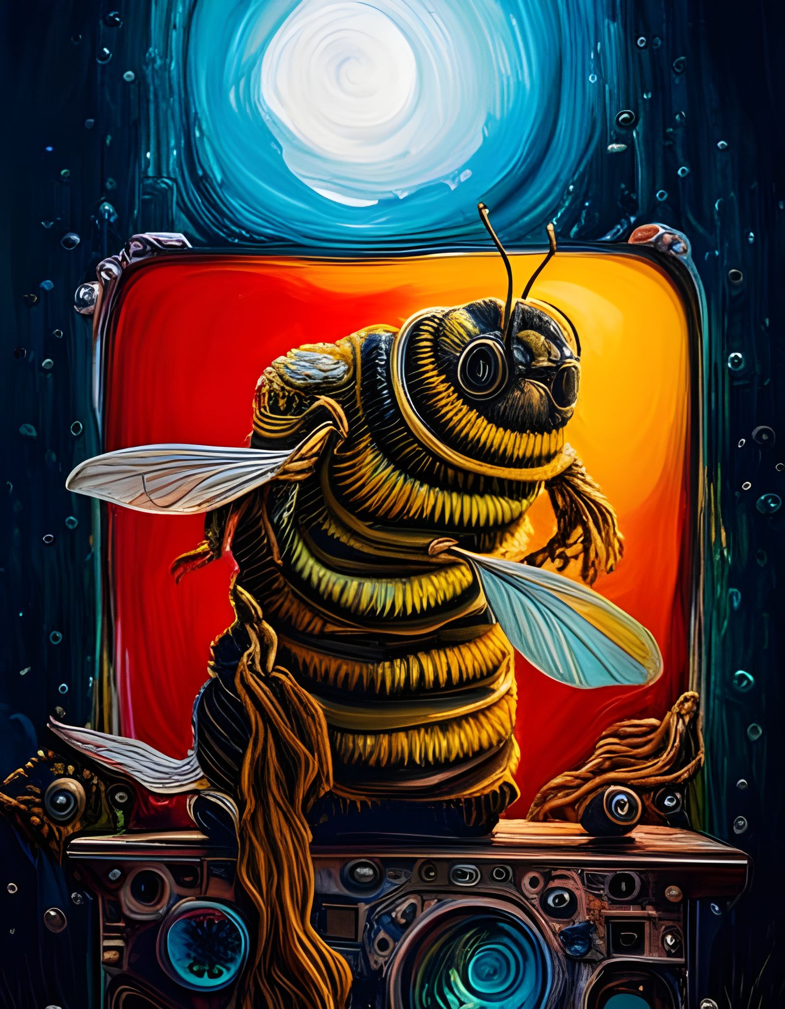 bees 2 - AI Generated Artwork - NightCafe Creator