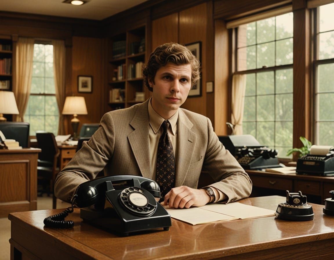 1975 office reception area on the 7th floor of a historic financial ...