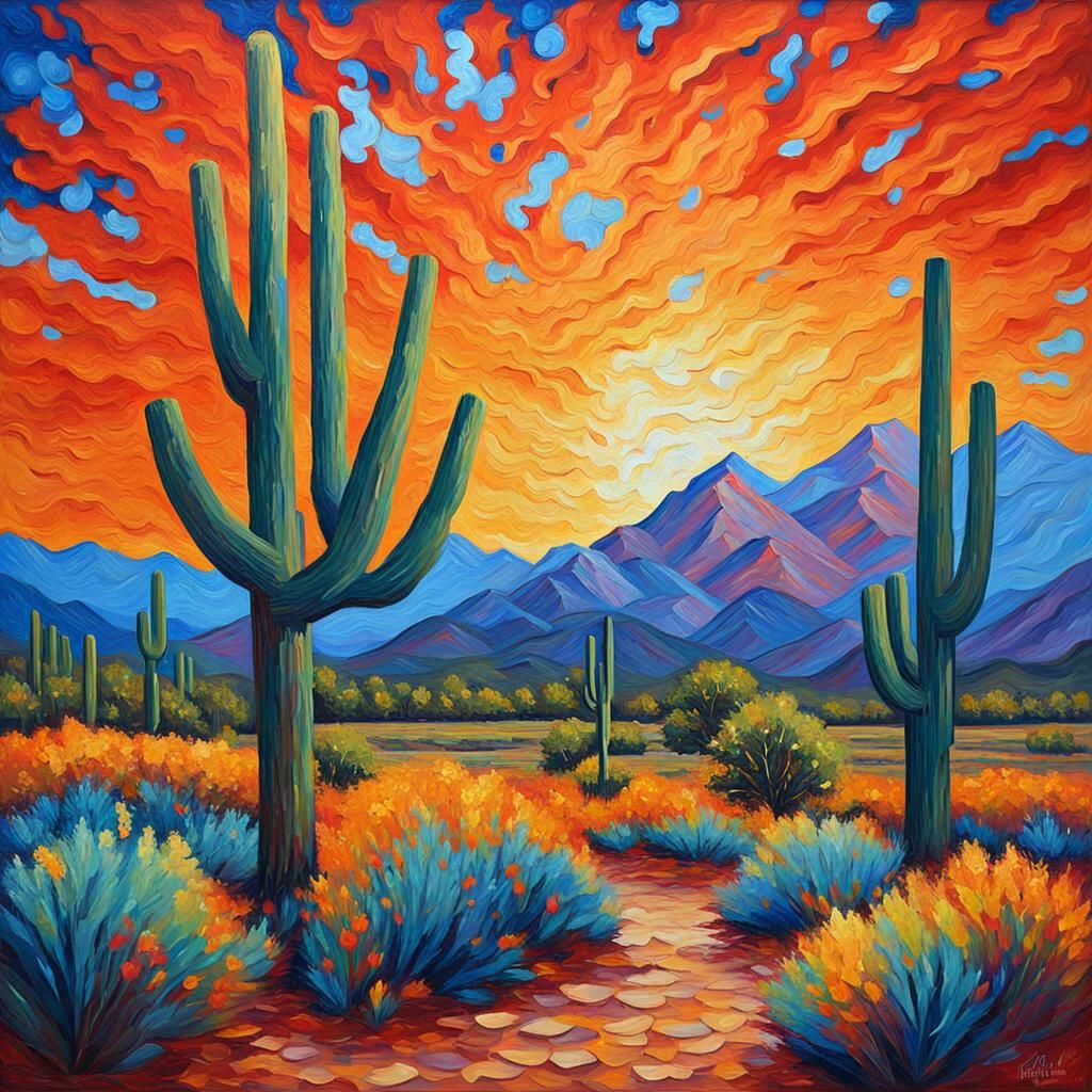 Phoenix, Arizona - AI Generated Artwork - NightCafe Creator