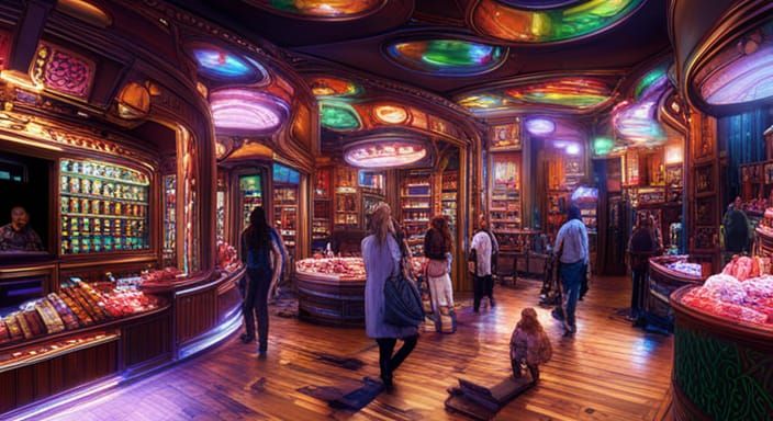 Candy Shop - AI Generated Artwork - NightCafe Creator