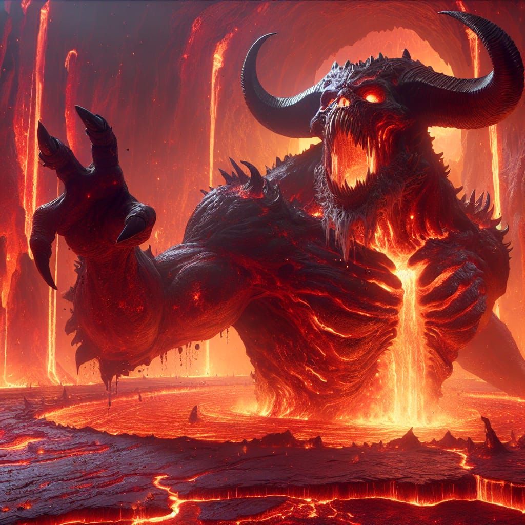 Infernal beast - AI Generated Artwork - NightCafe Creator