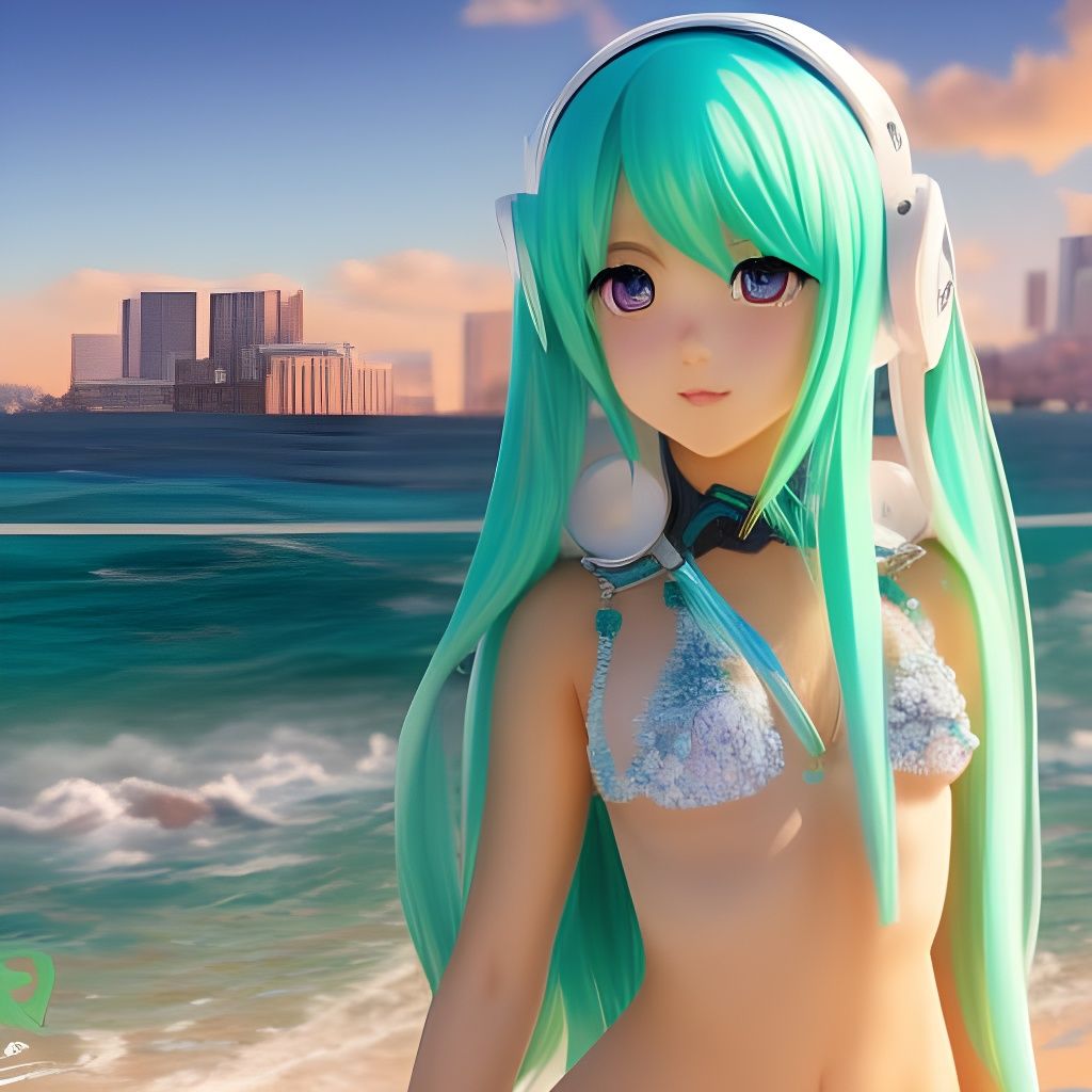 Hatsune Miku 280 - AI Generated Artwork - NightCafe Creator