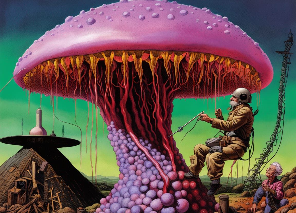 weird science! by Bernie Wrightson & Roger Dean & Moebius Möbius Mœbius ...