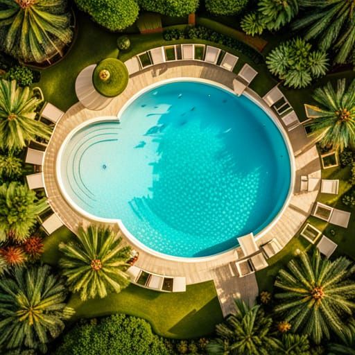 The pool - AI Generated Artwork - NightCafe Creator