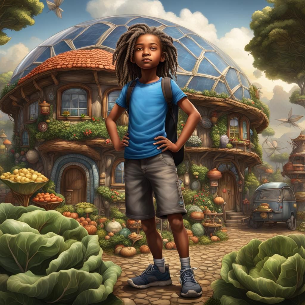 inspired from solarpunk - AI Generated Artwork - NightCafe Creator