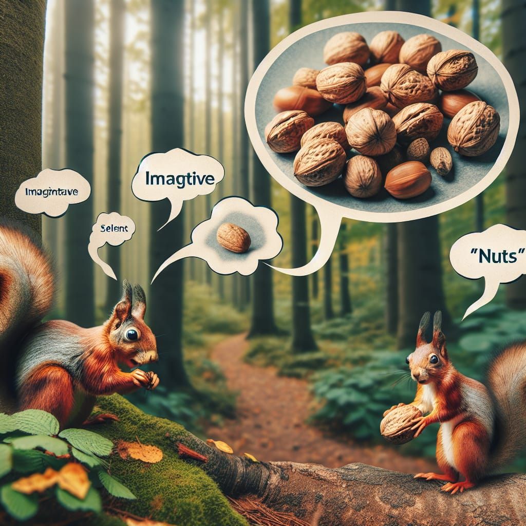 finding nuts - AI Generated Artwork - NightCafe Creator