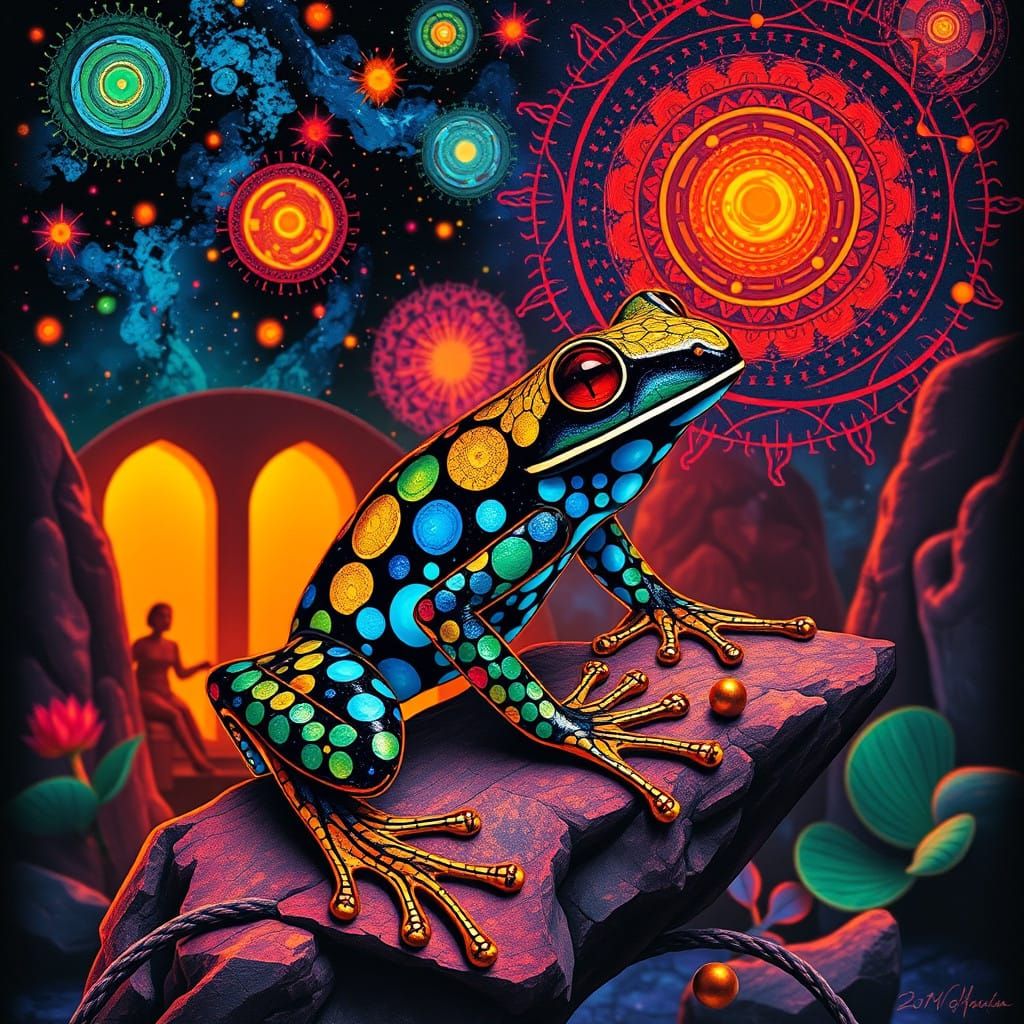 psychedelic frog - psychedelic frog