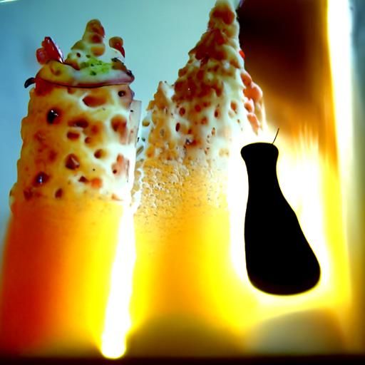 buttered toast lava lamp - AI Generated Artwork - NightCafe Creator