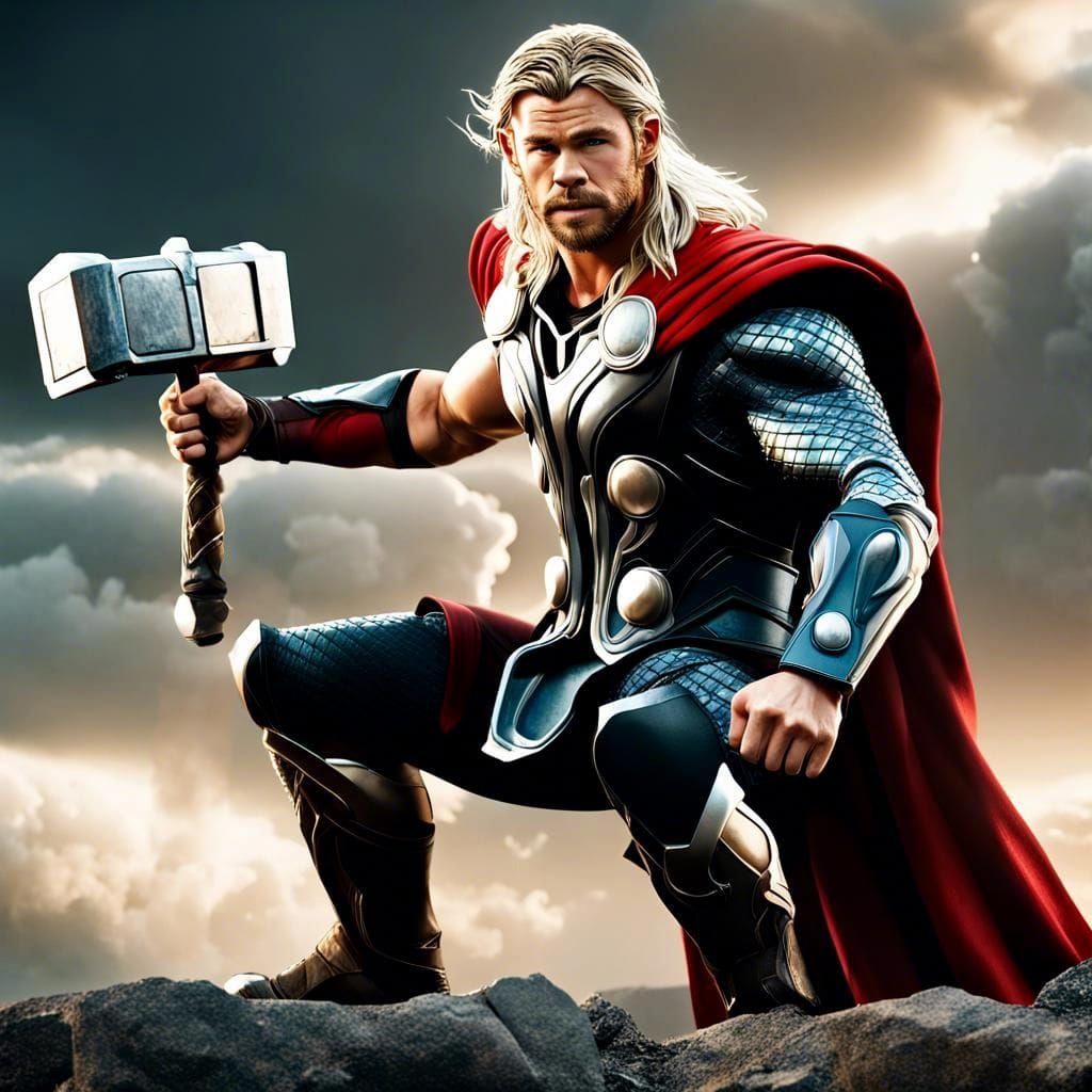 Thor - AI Generated Artwork - NightCafe Creator