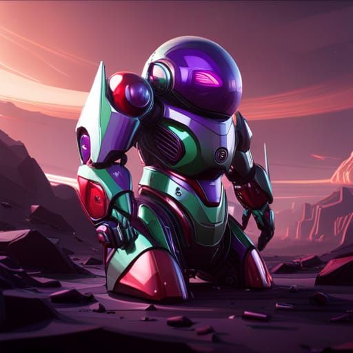 Giant Toy Robo Explorer - AI Generated Artwork - NightCafe Creator