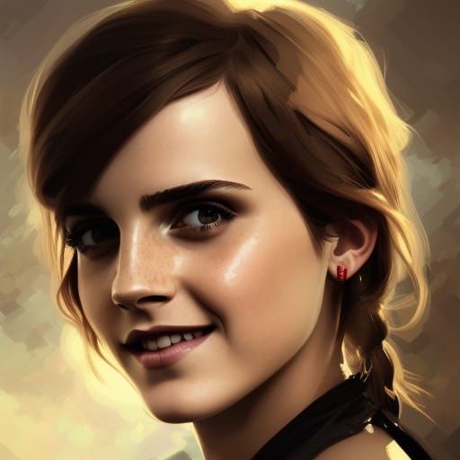 Emma Watson - AI Generated Artwork - NightCafe Creator