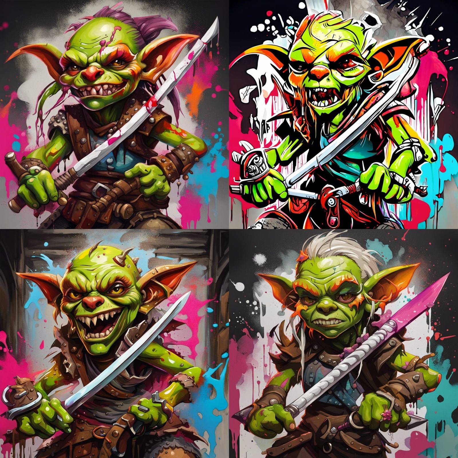 Goblin Barbarian - Mossgob - AI Generated Artwork - NightCafe Creator