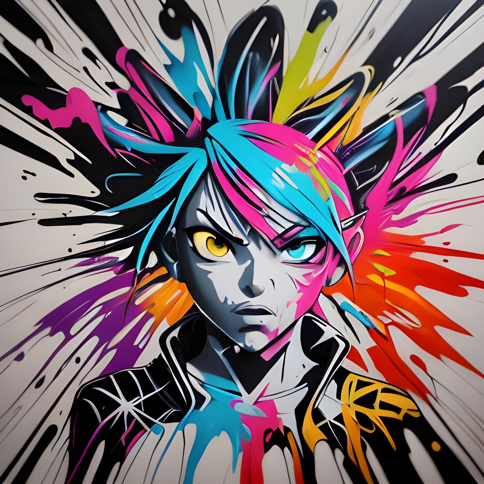 Splash Color #1 - AI Generated Artwork - NightCafe Creator