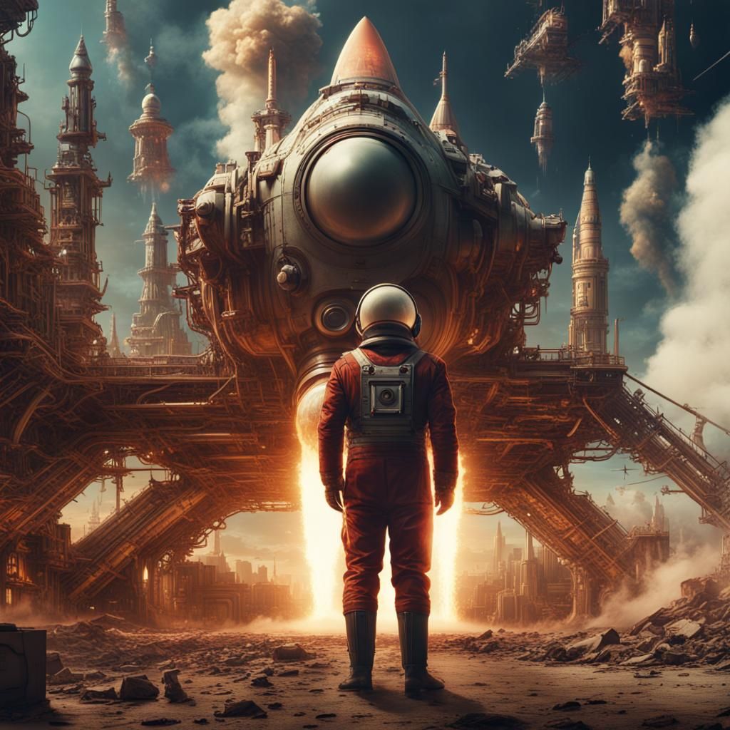 rocket man - AI Generated Artwork - NightCafe Creator