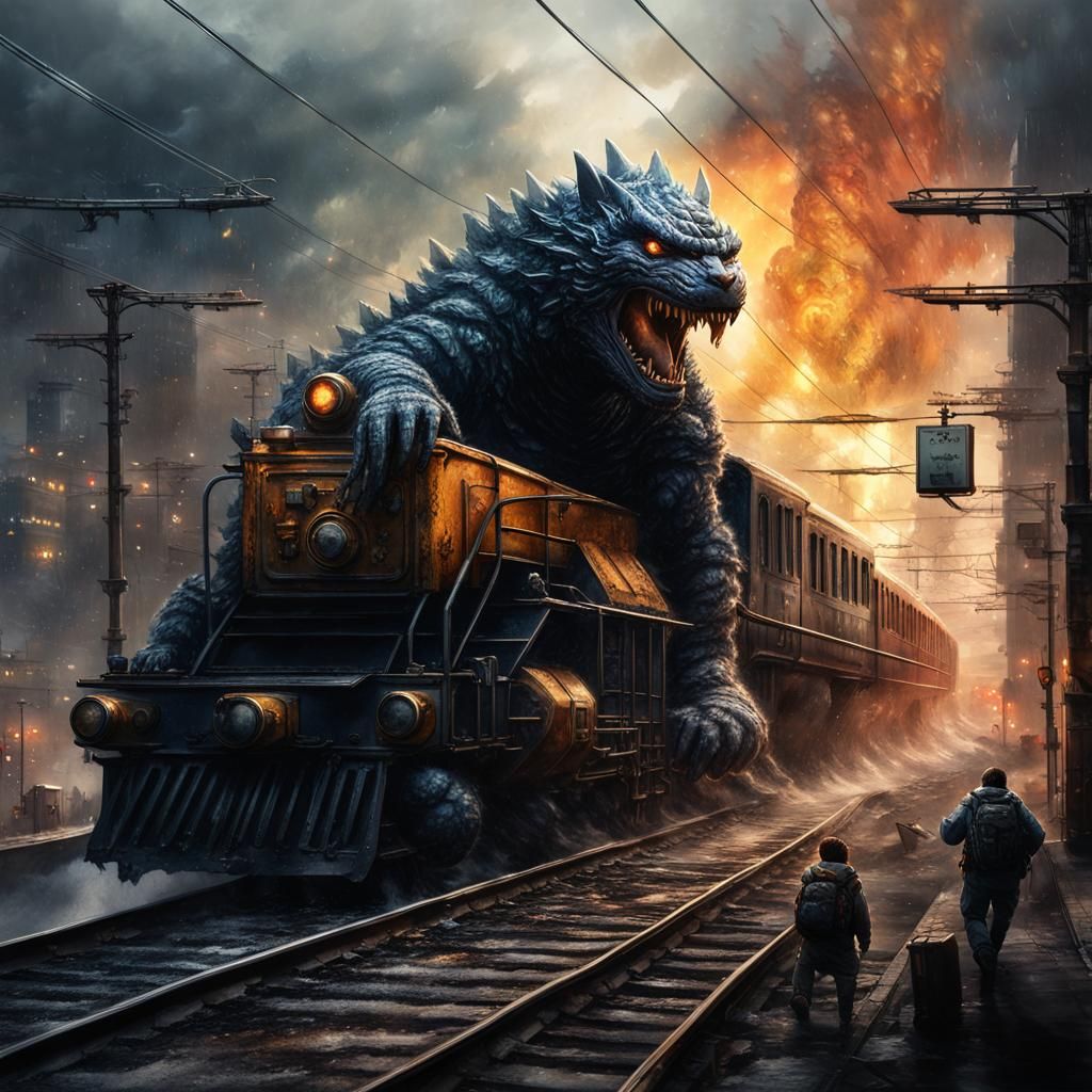 Catzilla - AI Generated Artwork - NightCafe Creator