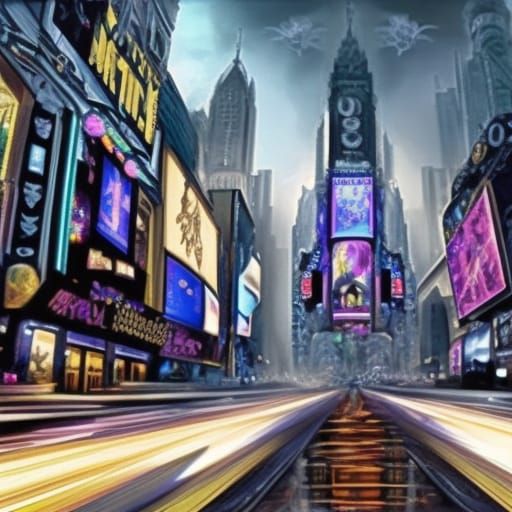 New York City - AI Generated Artwork - NightCafe Creator